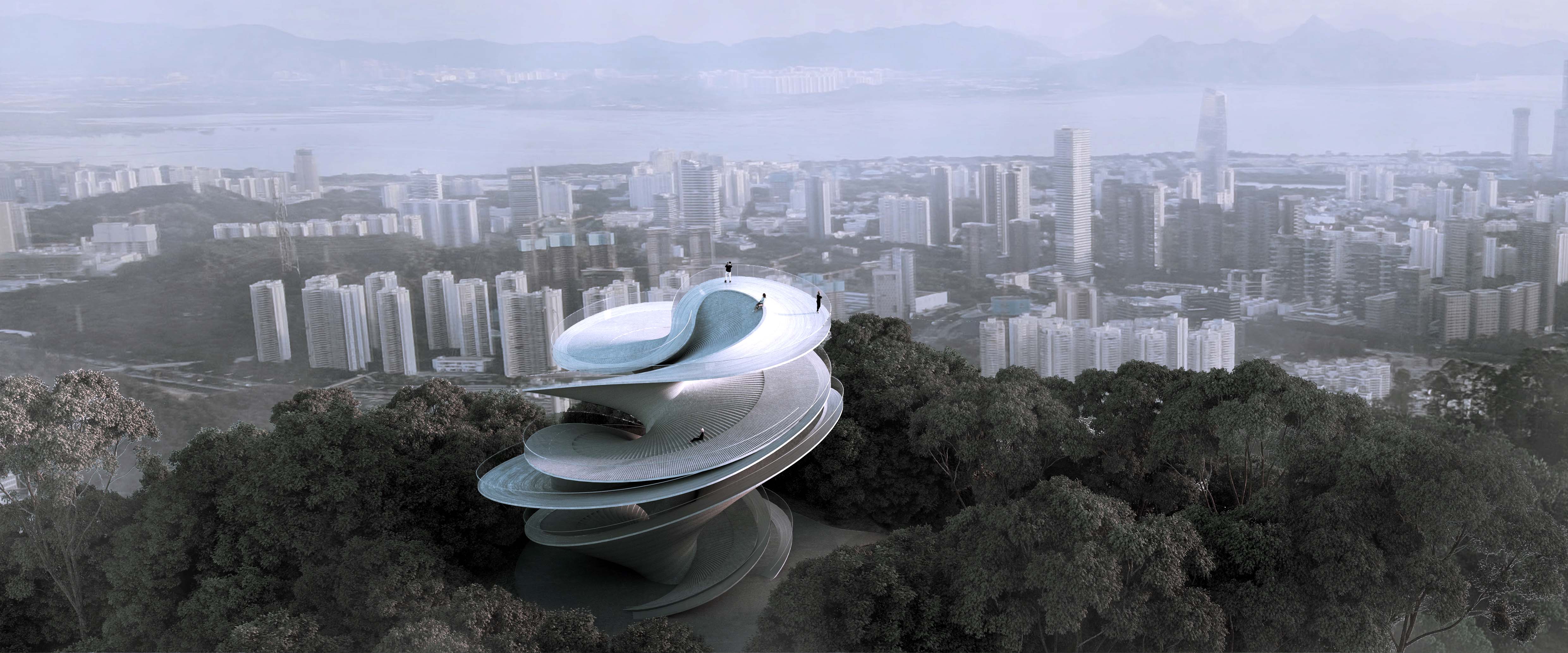 深圳塘朗山看台 SHENZHEN TANGLANG MOUNTAIN VIEW PLATFORM