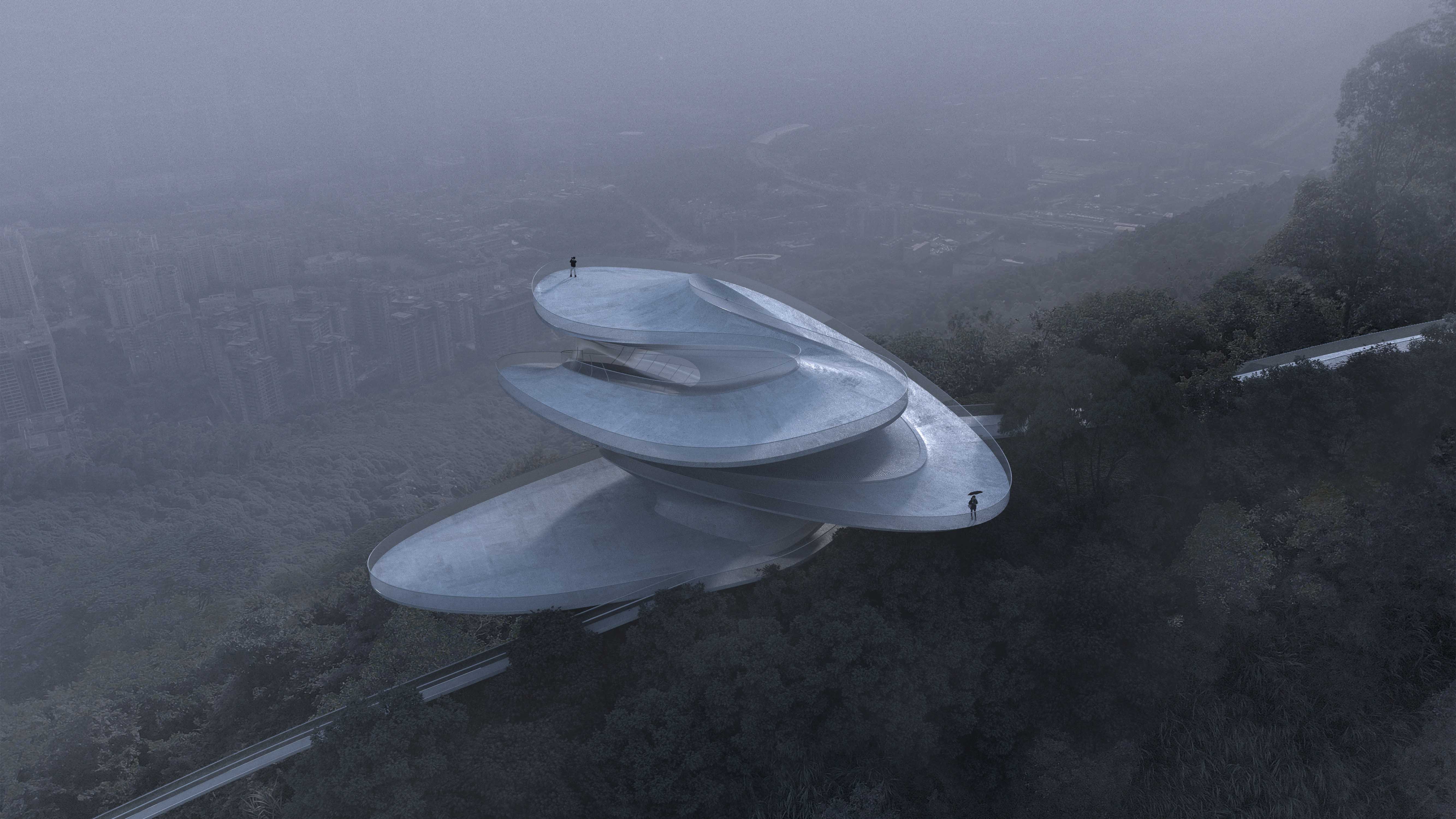 深圳塘朗山看台 SHENZHEN TANGLANG MOUNTAIN VIEW PLATFORM